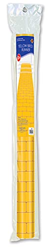Yellow Brick Road Novelty Aisle Floor Runner Princess Decorations Party Supplies 24" x 10'