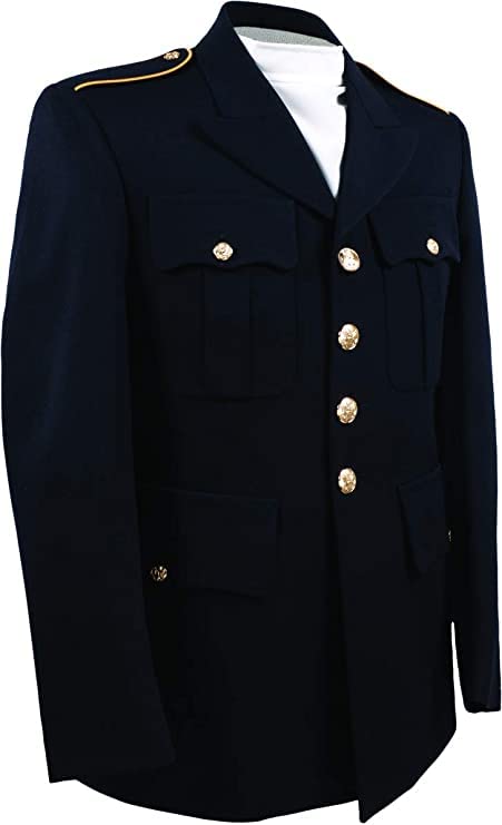 US Army Men's ASU Dress Blues Service Jackets/Coats 48R