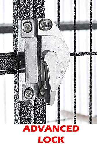 70” X-Large 5-Levels Tight 1/2-Inch Bar Spacing Small Animals Critters Chewproof Cage for Chinchillas Ferrets Rats Hamster Hedgehog Sugar Glider Mouse Squirrel Removable Rolling Stand