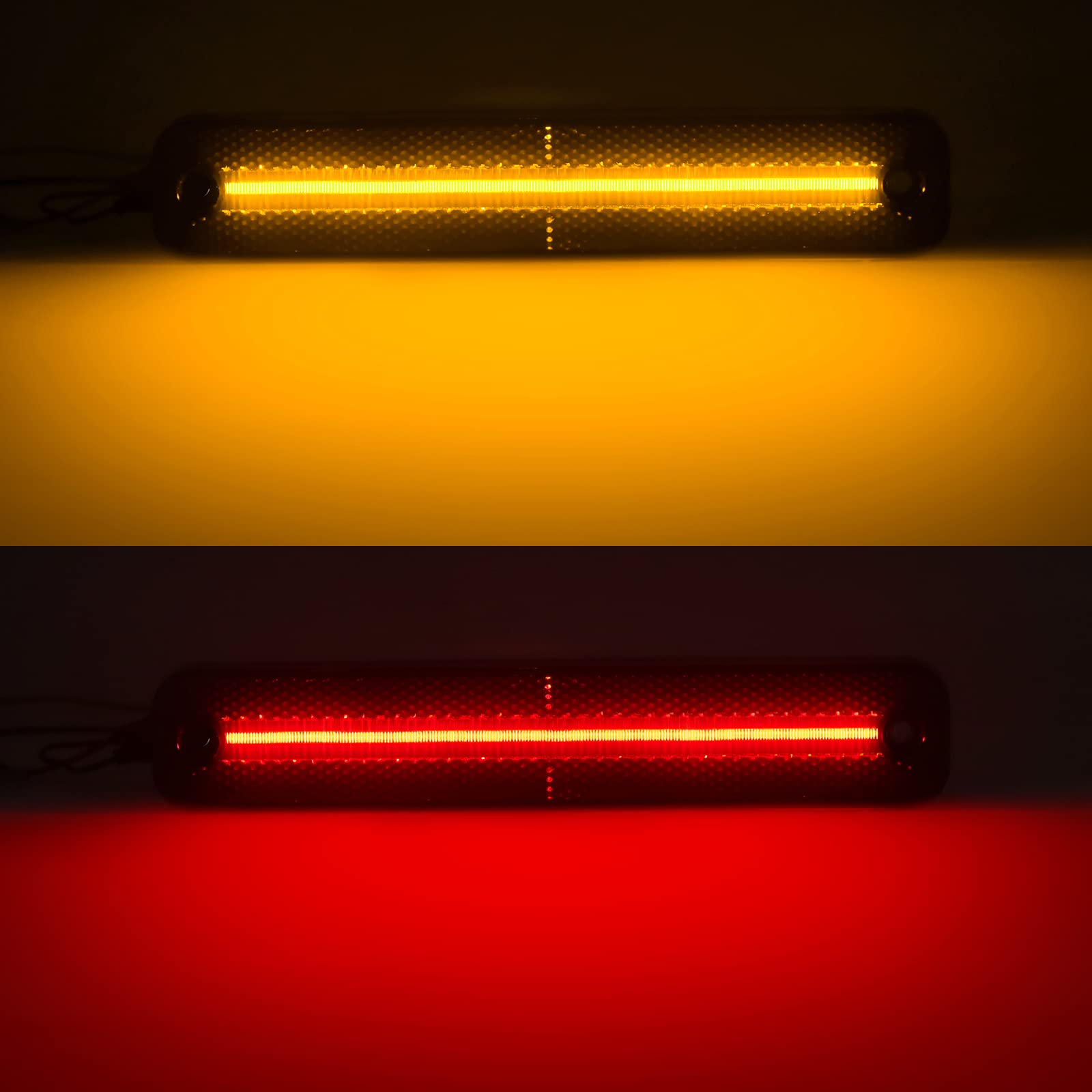 Aexploer LED Side Marker Lights Compatible with F100/150/250/350 1973-1979,for Econoline E100/150/250 1975-1991,for Bronco 1978-1979,Side Markers Lamps Lights Assembly(Smoked Lens)