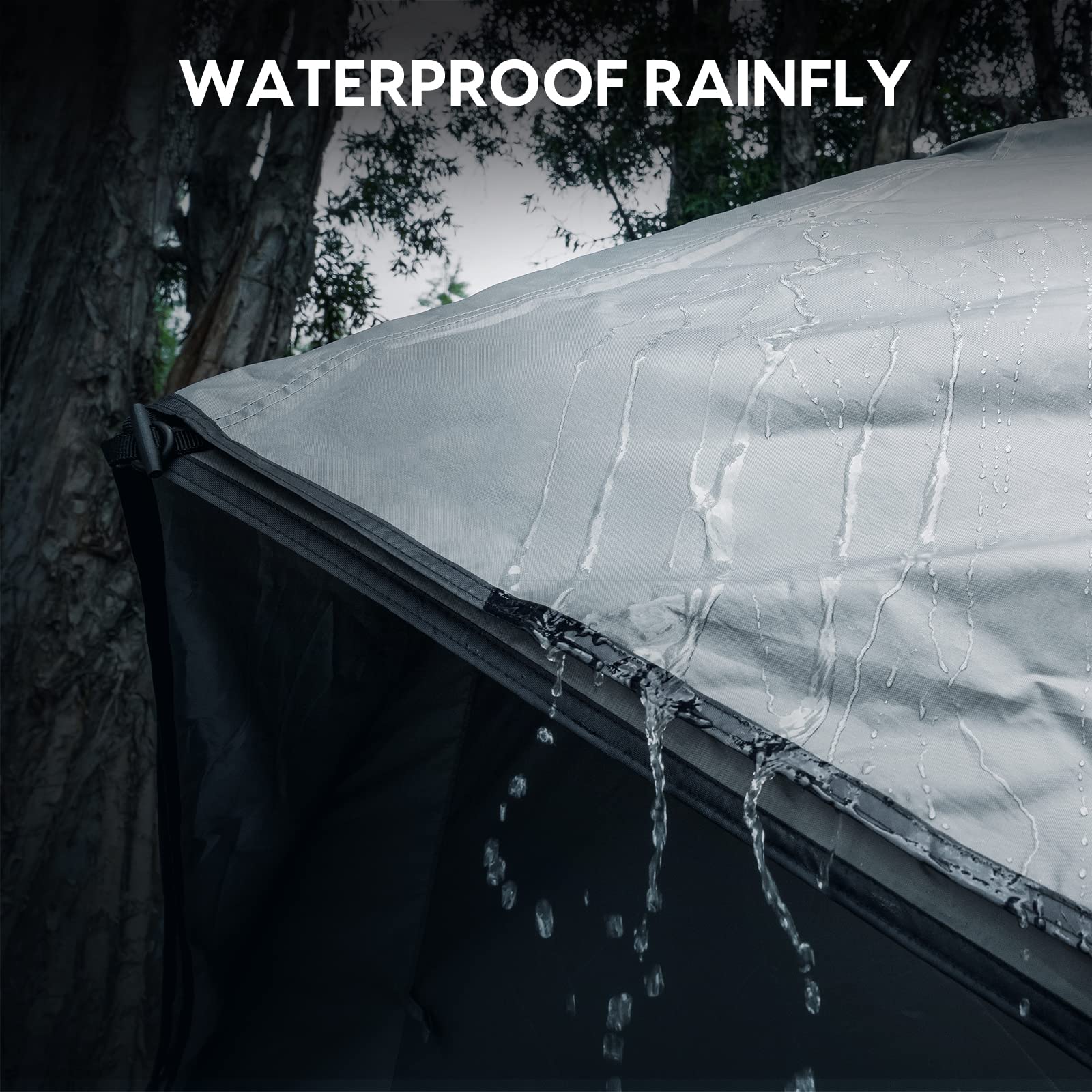 WASAGUN SUV Tent PU 2000mm Waterproof Rain Fly Car Tent for Camping Outdoor Travel Up to 6-8 Person Spacious Room 8.2 ft * 8.2 ft x 6.5 ft, Dusky