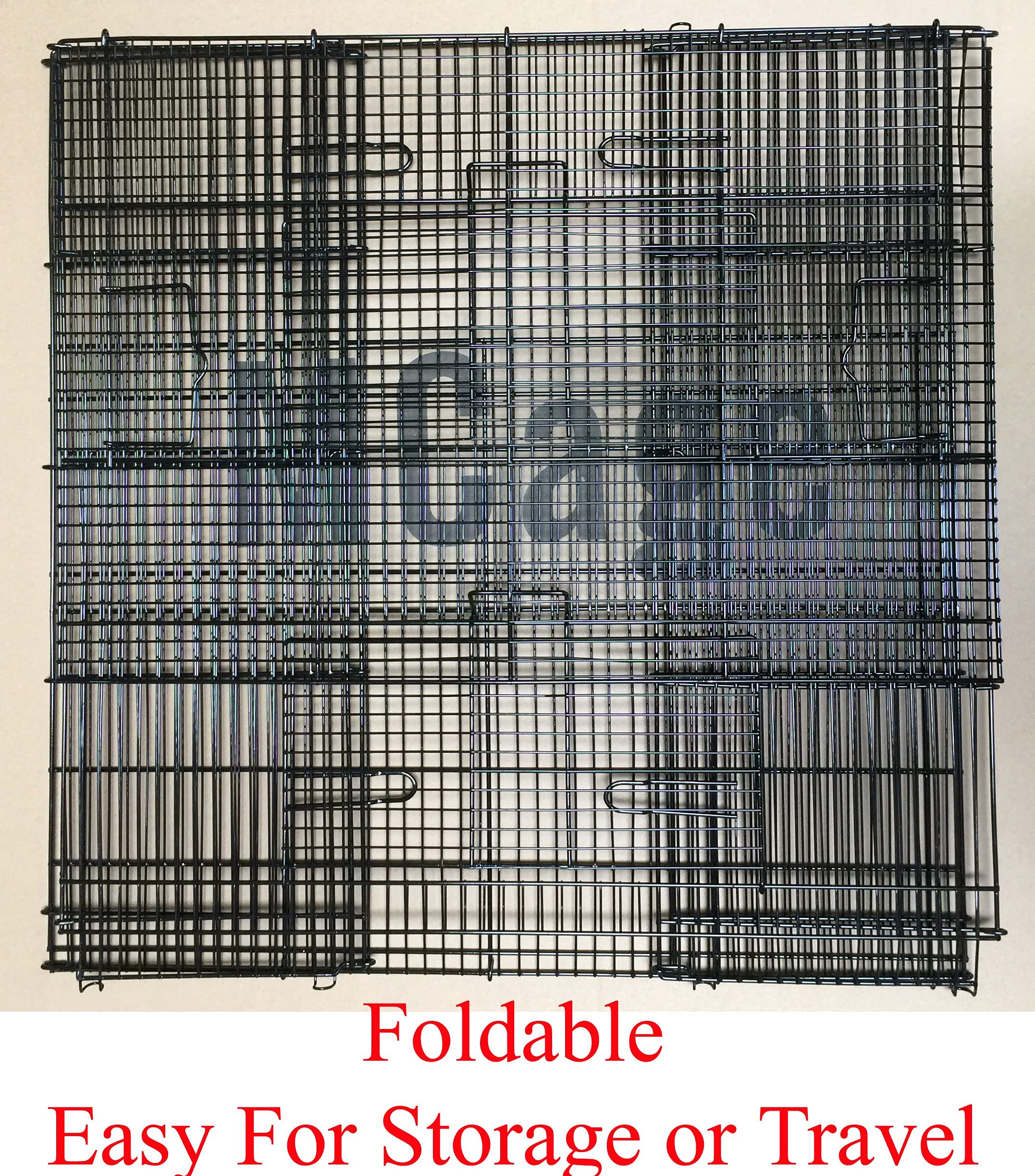 Large 30" Lx18 Wx24 H First Home Multi-Level Habitat Rat Mouse Guinea Pig Chew Free Metal Cage for Exotics Small Animal Critters