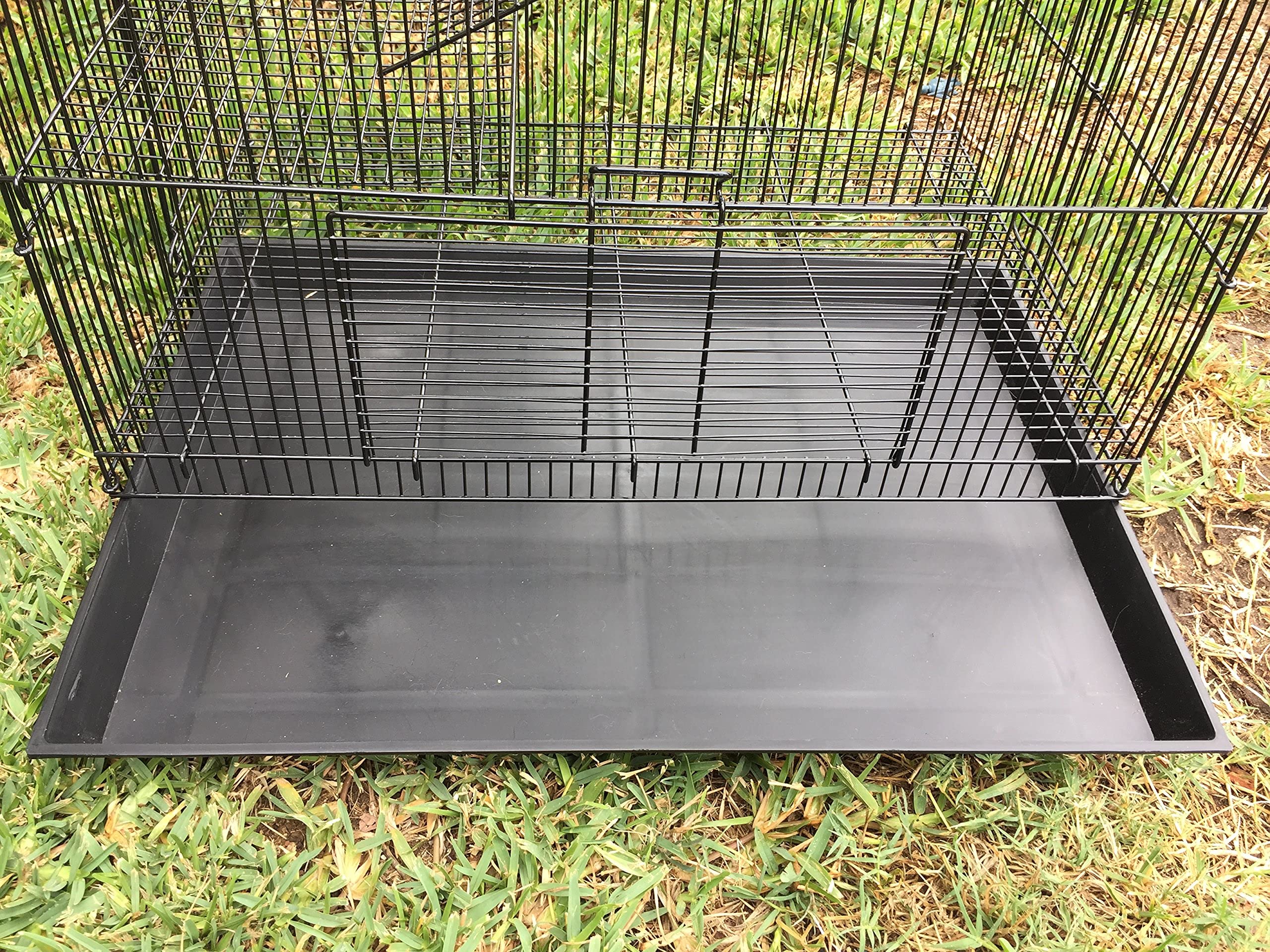 Large 30" Lx18 Wx24 H First Home Multi-Level Habitat Rat Mouse Guinea Pig Chew Free Metal Cage for Exotics Small Animal Critters