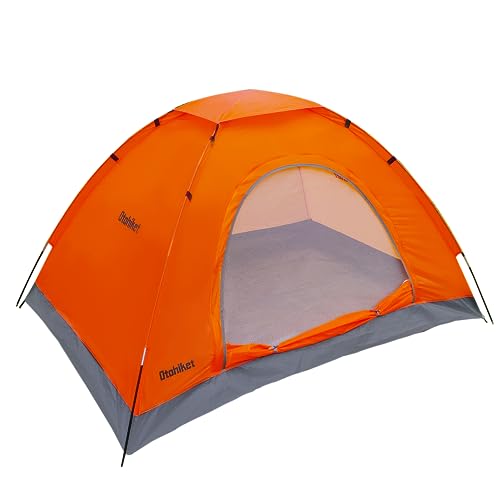 Otohiket Single Camping Tent Waterproof Backpacking Tent for 1 Person Lightweight Portable Dome Tent with and Carrying Bag for Outdoor Hunting Hiking