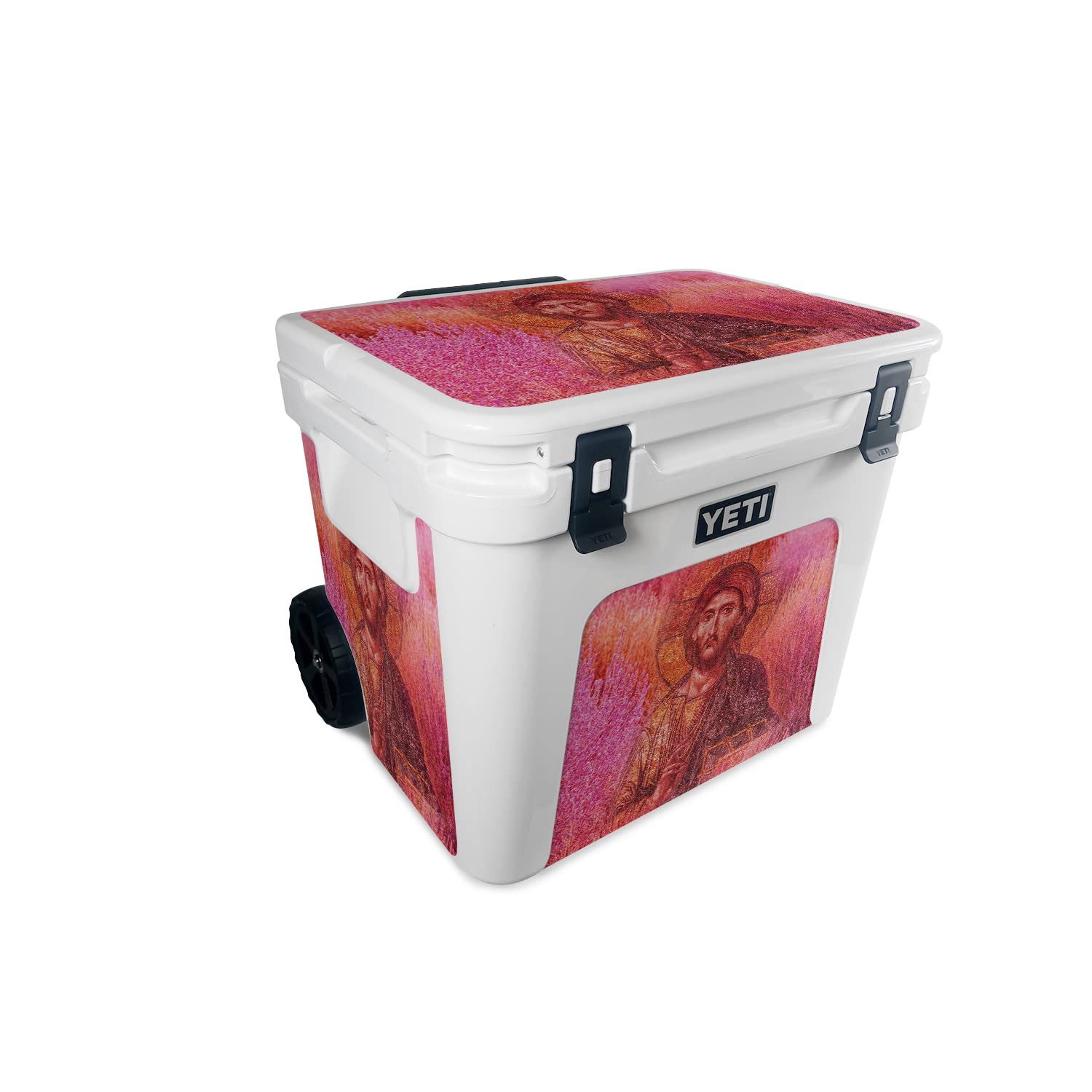 MightySkins Skin Compatible with Yeti Roadie 60 Wheeled Cooler - Holy Lavendar | Protective, Durable, and Unique Vinyl Decal wrap Cover | Easy to Apply, Remove, and Change Styles | Made in The USA