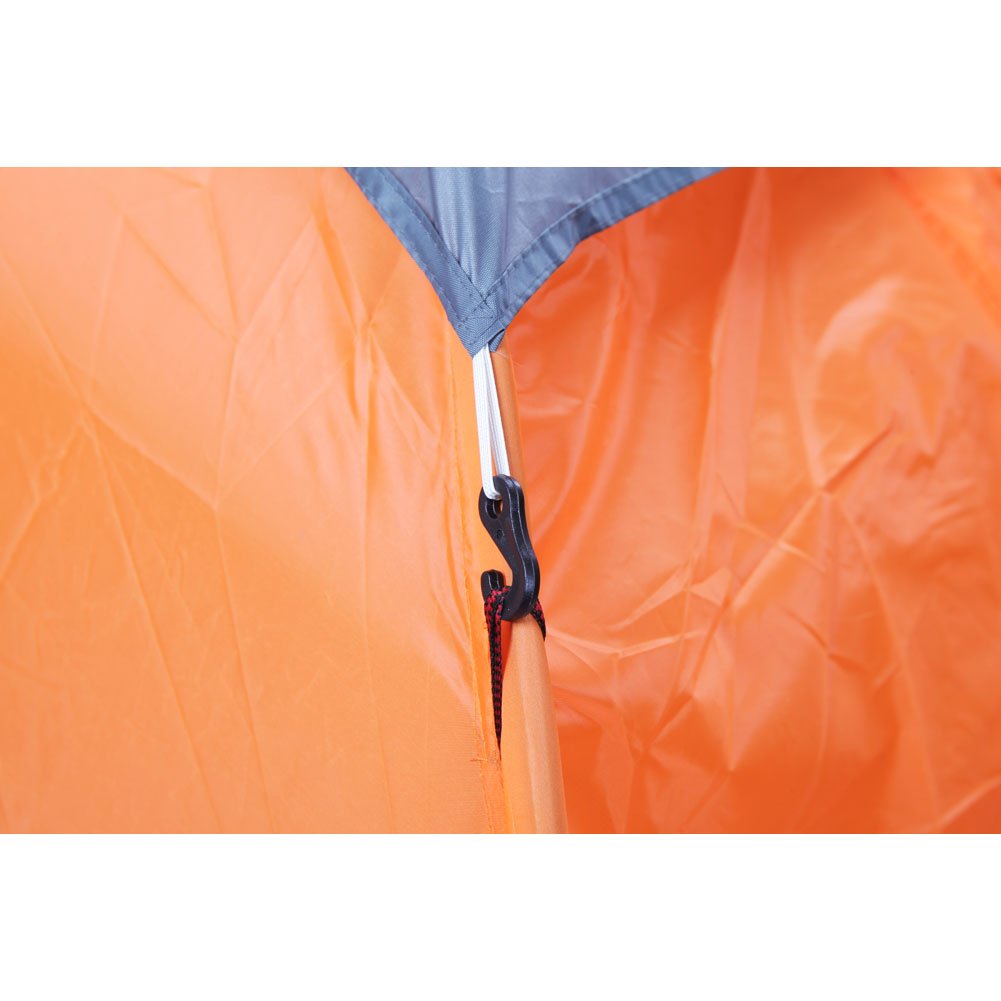 Yodo Upgraded Lightweight 2 Person Camping Backpacking Tent with Carry Bag, Orange