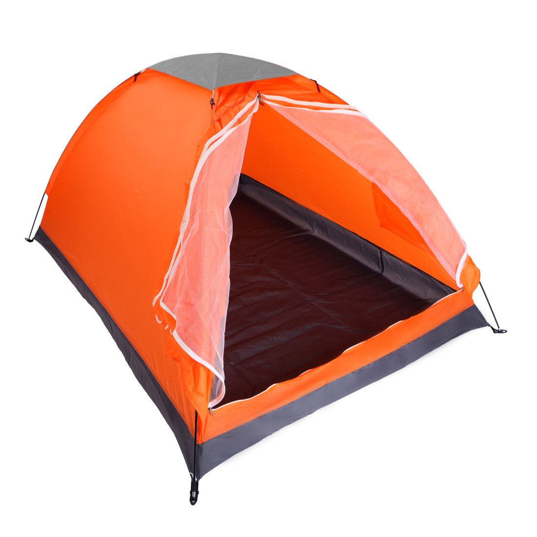Yodo Upgraded Lightweight 2 Person Camping Backpacking Tent with Carry Bag, Orange