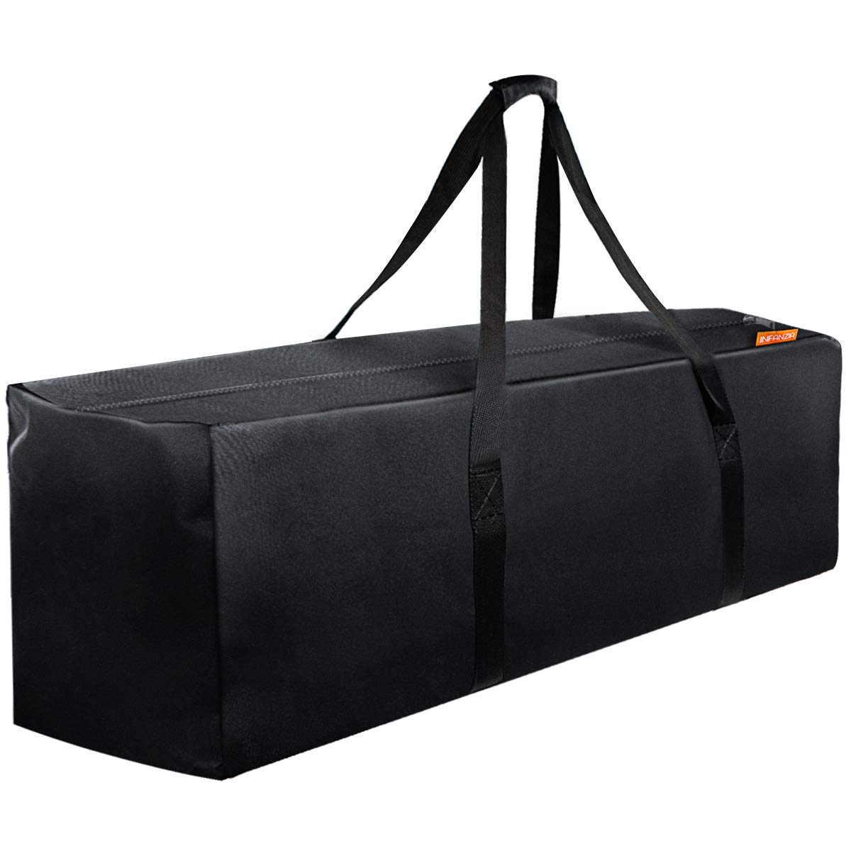 INFANZIA Duffel Travel Sports Equipment Bag, Long Luggage Bag with Upgrade Zipper Water Resistant, Extra Large Foldable Storage Bag for Camping, Tent, Tripod, Fishing(47x15x17 inch,1PCS)
