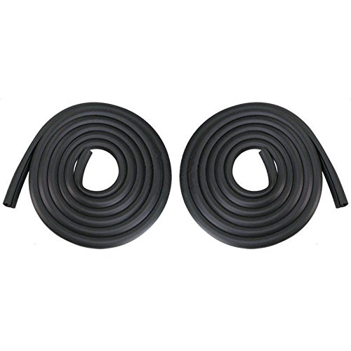 ECOTRIC Door Seals Rubber Weatherstrip Pair Set for 1973-1979 Ford Bronco F100 F150 F250 F350 Black
