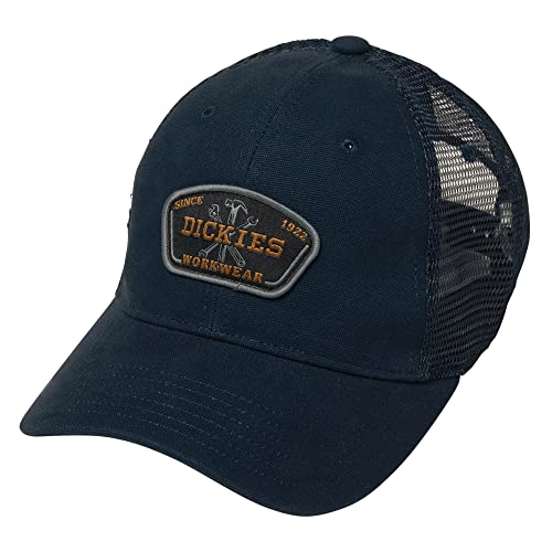 Dickies Men's Workwear Canvas Trucker Cap, Ink Navy