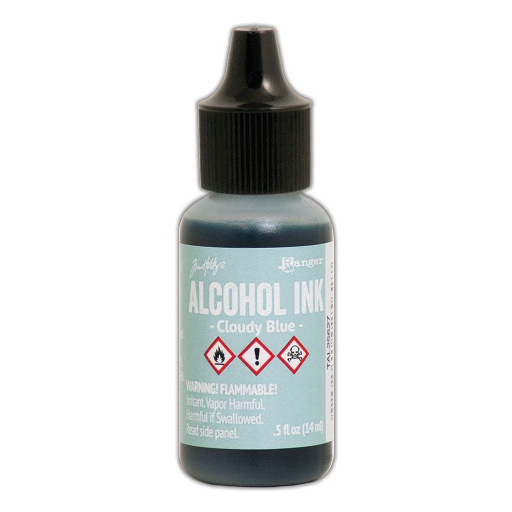 Ranger Ink Tim Holtz Adirondack Alcohol Ink Lights Singles: Cloudy Blue