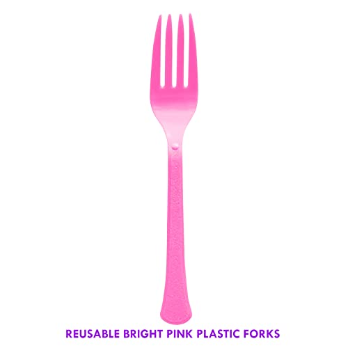 Gymnastics Party Supplies - Girl Gymnast Paper Dinner Plates, Napkins, and Forks (Serves 16)