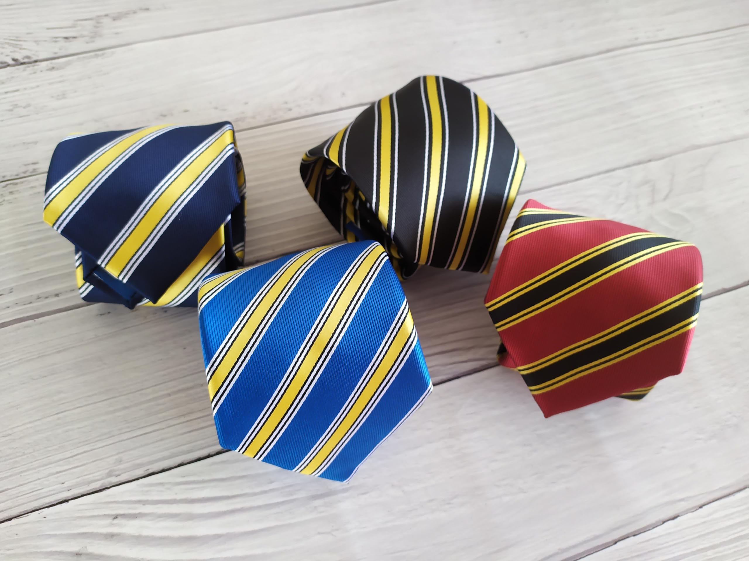 KissTies 63'' US Military Extra Long Tie Army Costume Black Gold Stripes Ties