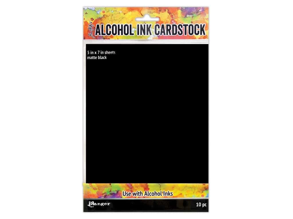 Ranger TH Alc Ink Crdstk Matte Black