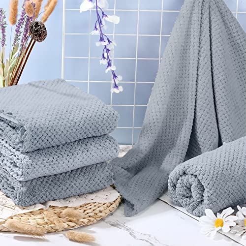 Reginary 10 Pcs Guinea Pigs Blankets Hamster Fleece Cage Liners Coral Fleece Quick Dry Soft Blankets Bedding Guinea Pig Accessories for Cat(14 x 30 Inch,Gray)