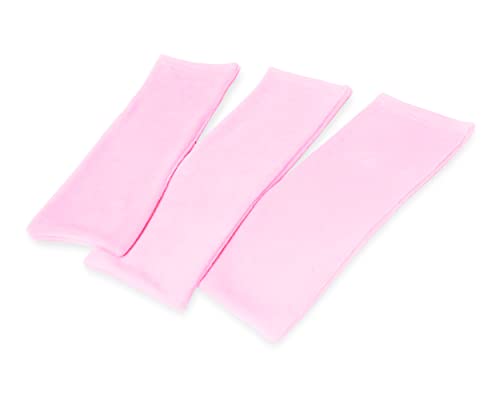 Fleece Ramp Covers for Small Animal Cages, 3 Pack, Customizable & Handmade (Light Pink)
