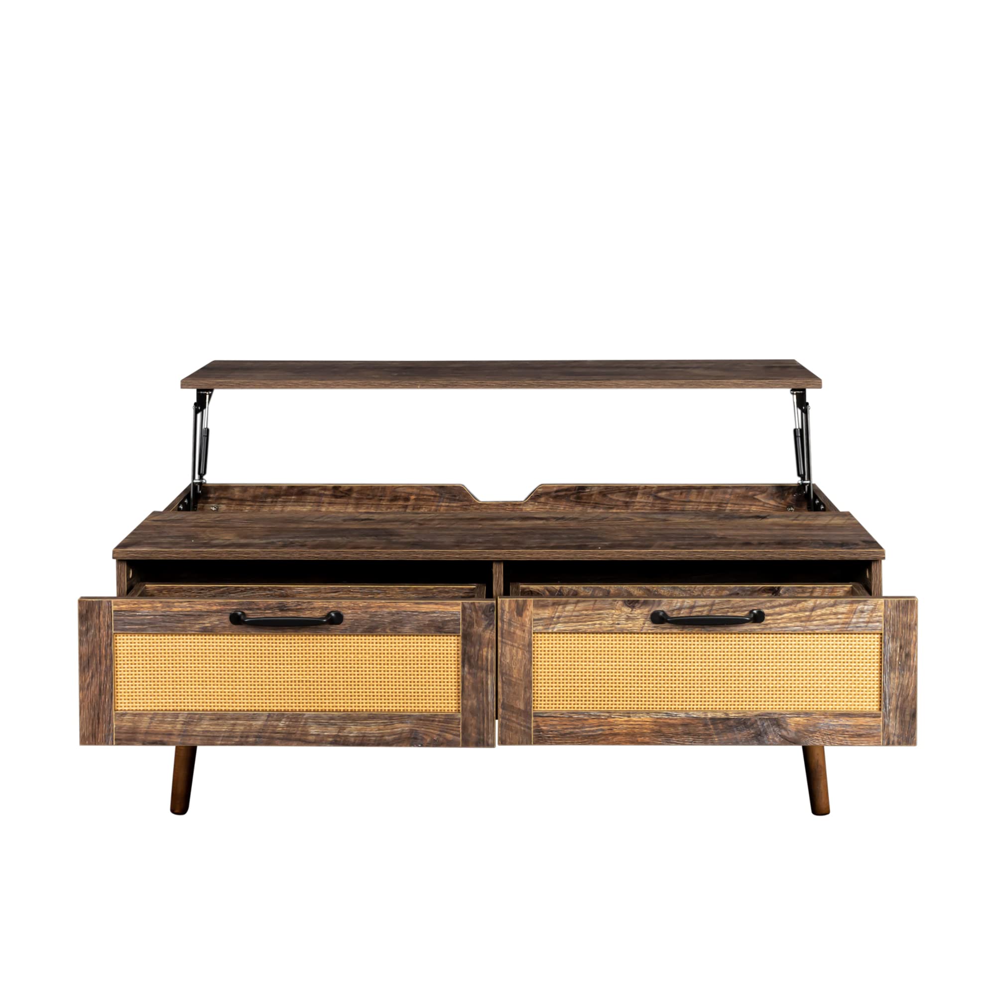 Lift Top Coffee Table with Storage, 47.24" Modern Center Table Lift Tabletop Table for Living Room, Coffee Table with Hidden Compartment Home Office 47.24" L x 23.62" W x 17.72" H