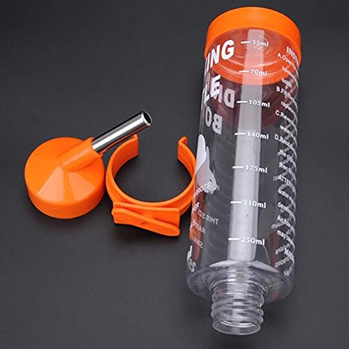 carduran Pet Water Bottle Hanging Drinking Bottle Automatically Feeding Water for Hamster Mice Gerbil Rat Chinchillas Guinea Pig Squirrel Rabbit Small Animals Random Color