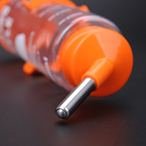 carduran Pet Water Bottle Hanging Drinking Bottle Automatically Feeding Water for Hamster Mice Gerbil Rat Chinchillas Guinea Pig Squirrel Rabbit Small Animals Random Color