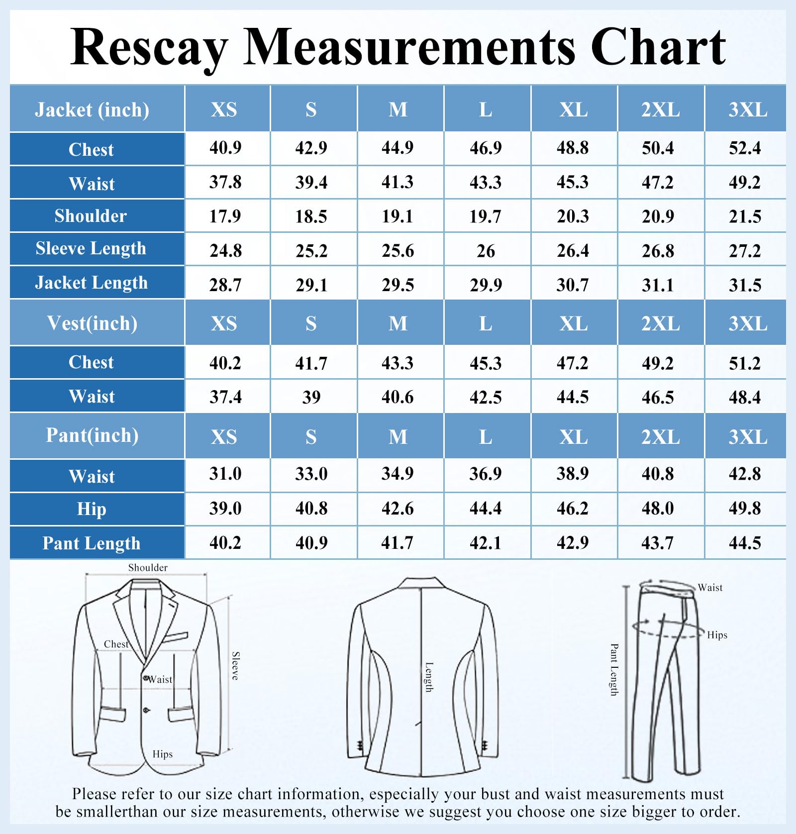 Men Suits 3 Pieces Set Slim Fit Prom Suit Tuxedo Business Formal Suit Wedding Suit Jacket Vest and Pant Suits Black XL