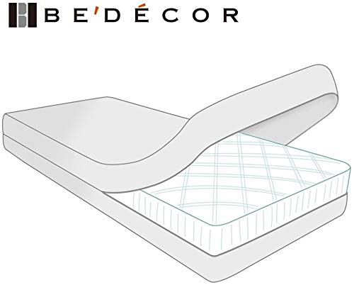 Bedecor Zippered Twin Mattress Protector Cover for 3"-6" Depth Mattress,Fully Encased Liquid Proof Urine Pee Protection Breathable Smooth Incontinence Pet Baby Potty Training