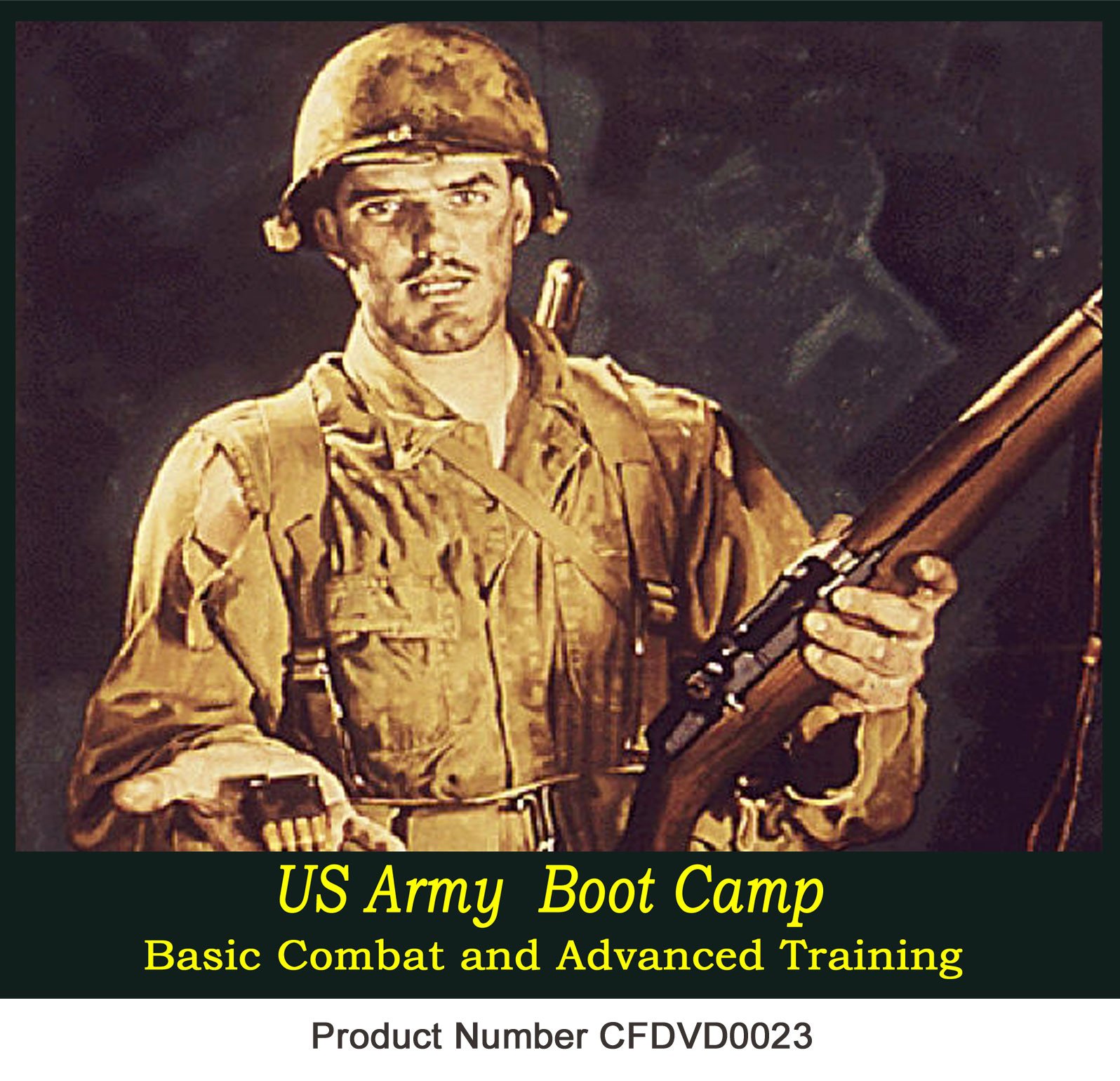 US Army Boot Camp WW2 Old Films Training DVD