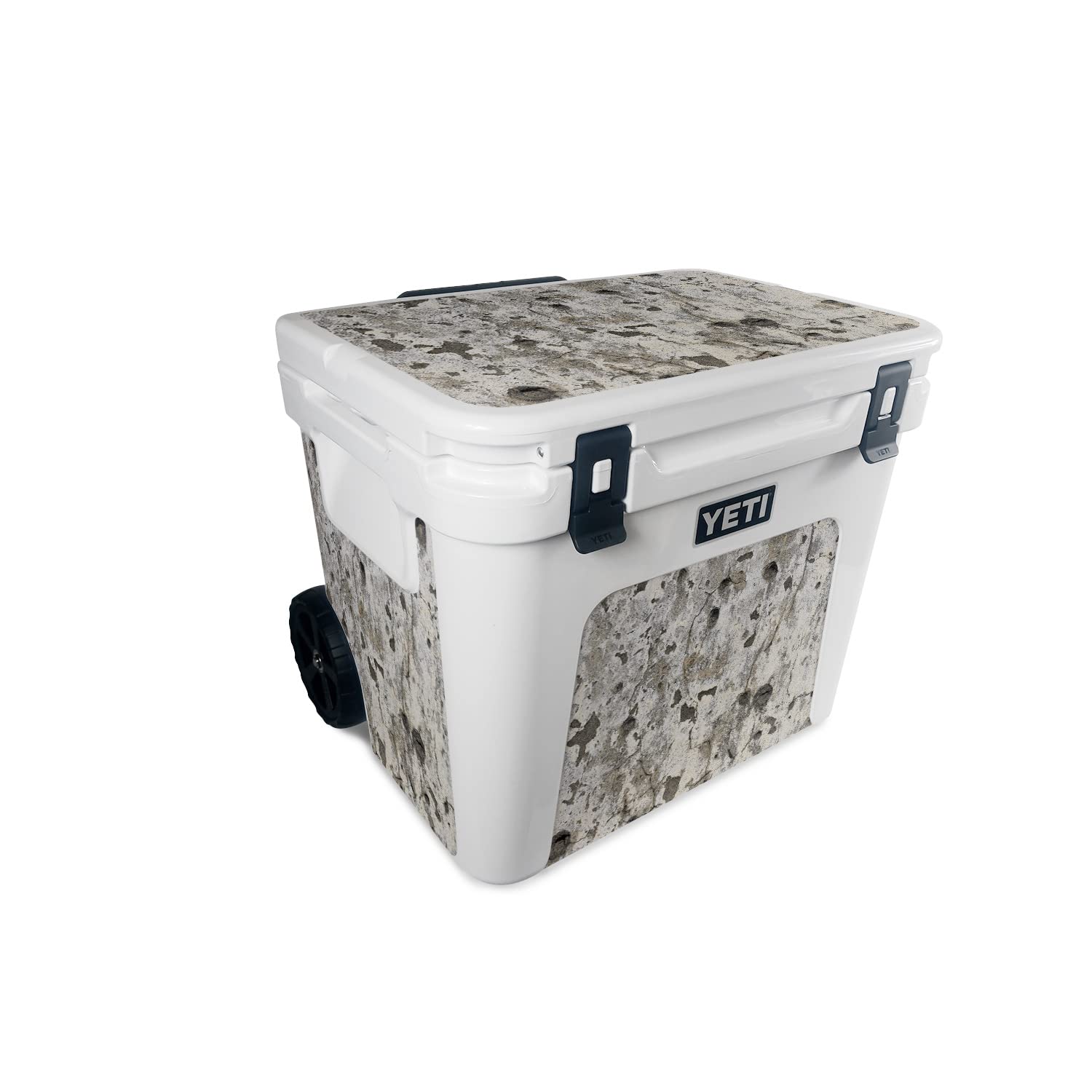 MightySkins Skin Compatible with Yeti Roadie 60 Wheeled Cooler - Blasted Concrete | Protective, Durable, and Unique Vinyl Decal wrap Cover | Easy to Apply, Remove, and Change Styles | Made in The USA
