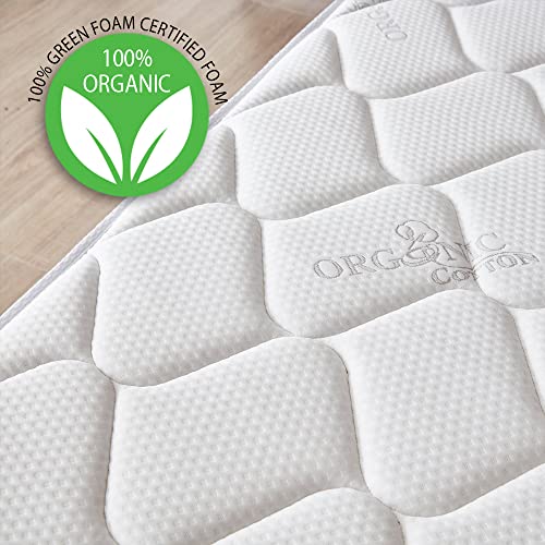 Oliver Smith Organic Cotton 10 Firm Comfort Sleep Spring & Foam Hybrid Mattress