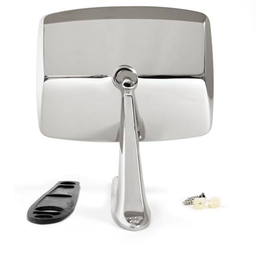 Outside Mirror Chrome Driver or Passenger Side For 1966-1979 Ford F-100 Pickup Truck