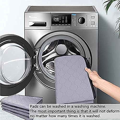 Washable Pee Pads for Dogs - 2-Pack Thick Heavy Absorbency Reusable Pee Pads Prevent Leakage Non-Slip, Waterproof Pet Training Pads for Puppy Playpen, Crate, Whelping Box, Potty Training, Grey