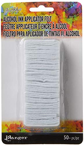 Ranger TIM20844 Adirondack Alcohol Ink Replacement Felt Pack,White