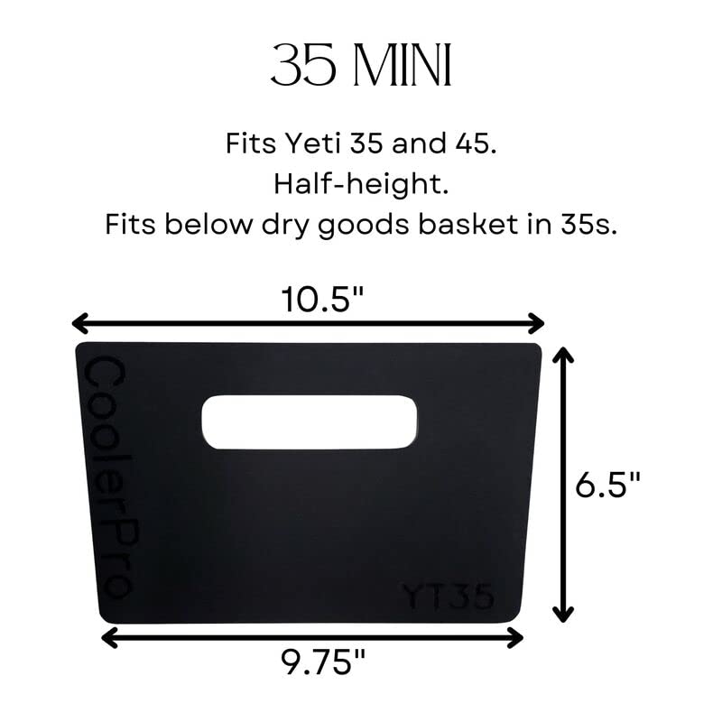 CoolerPro - Cooler Dividers Compatible with YETI Tundra, Made in USA