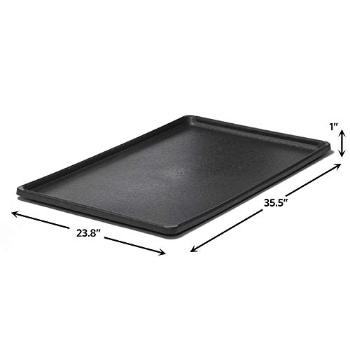 MidWest Homes for Pets Replacement Dog Crate Pan for MidWest and New World Dog Crate, 36 Inch (LS), Black