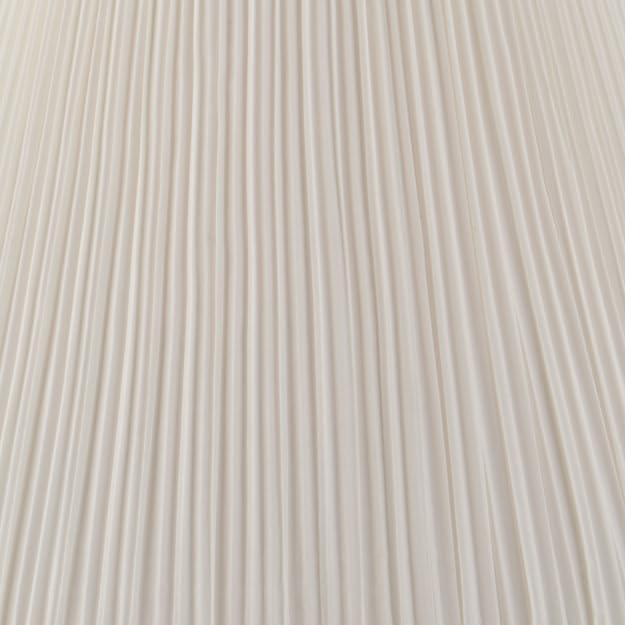 Aspen Creative 33055, Hardback Empire Transitional Spider Lamp Shade, Mushroom Pleated Off-White, 7" Top x 13" Bottom x 10" Slant