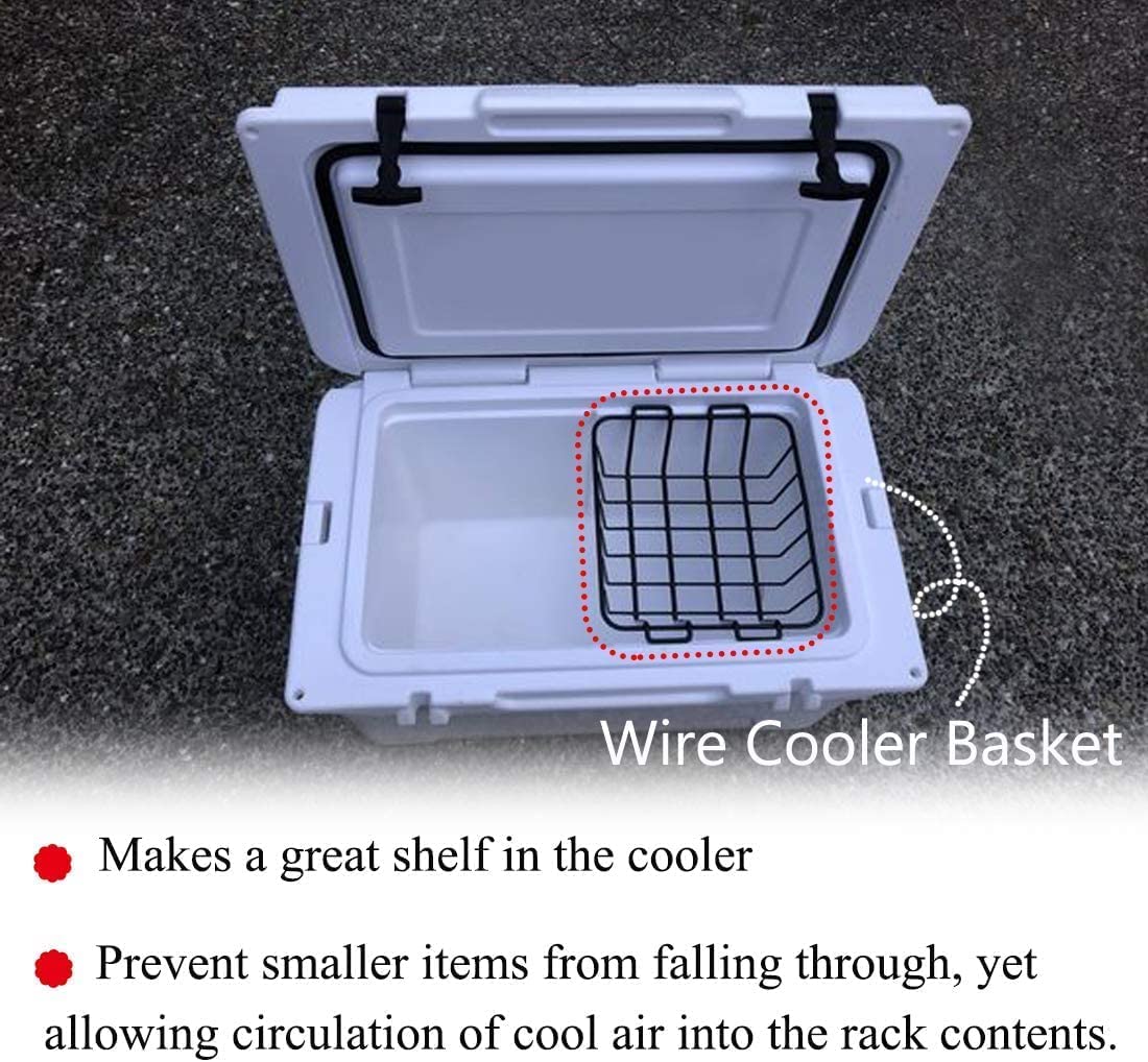 50qt Cooler Basket Compatible with YETII Tundra, Inside Dry-Goods Basket for Igloo 50Qt, Bison Cooler 50QT, Ozark Trail