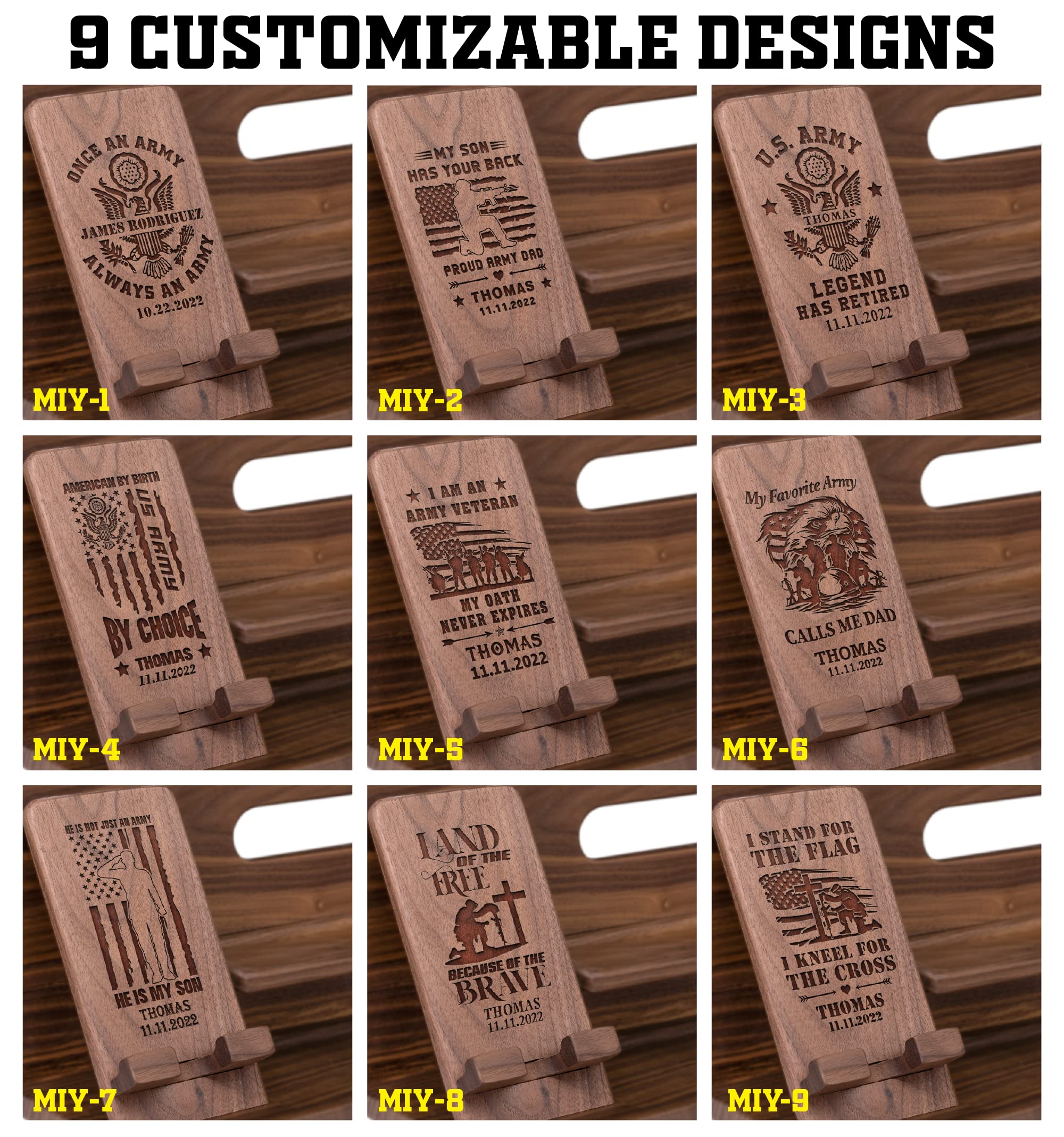 Gamer Gift for Military Army, Adjustable Controller Organizer for Soldier In US Military Army - Unique Gift Idea for Gamers, Game Lovers on Birthday, Father's Day, Military Appreciation, Memorial Day
