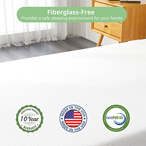 wOod-it Twin Mattress, 6 inch Twin Size Memory Foam Mattresses in a Box Cooling Gel Mattress for Kids Bunk Trundle Bed Daybed, Medium Firm(2 Pack)