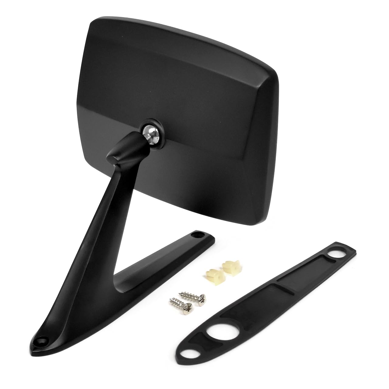 Outside Mirror Satin Black Driver or Passenger Side For 1966-1979 Ford F-100 Pickup Truck
