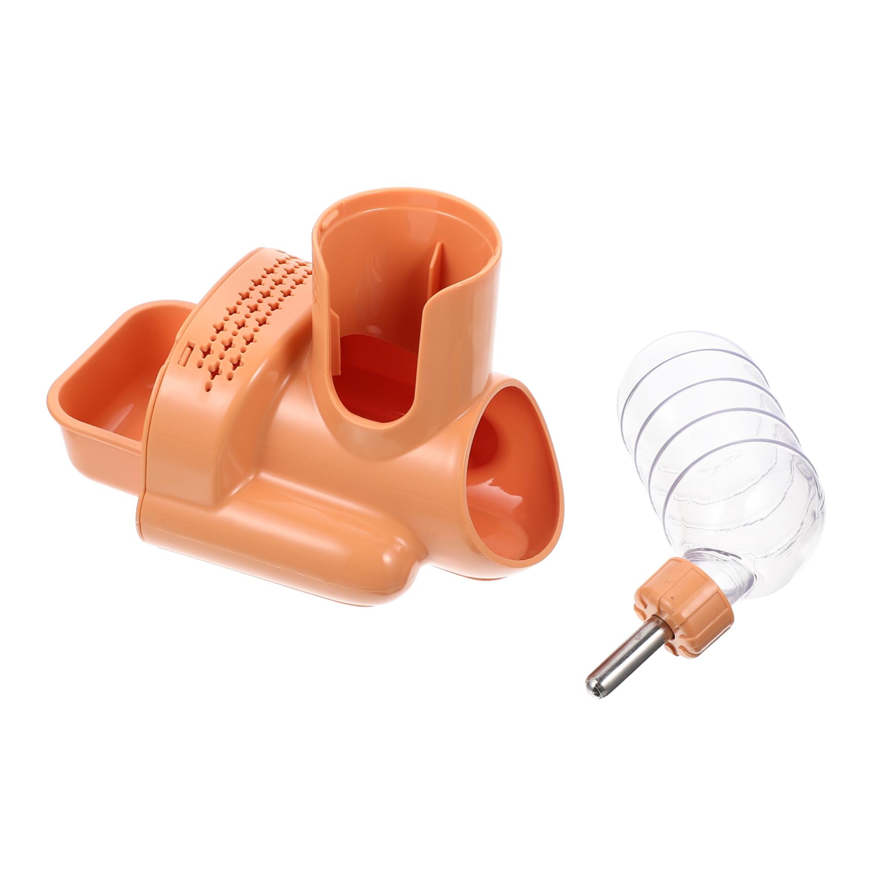 CIYODO Hamster Drinking Fountain Rat Waterers Water Bottles Spout Fresh Water Dispenser Hamster Waterer Bunny Feeder Automatic Pet Feeder Hamster Hideout Water Feeder Vertical Pp