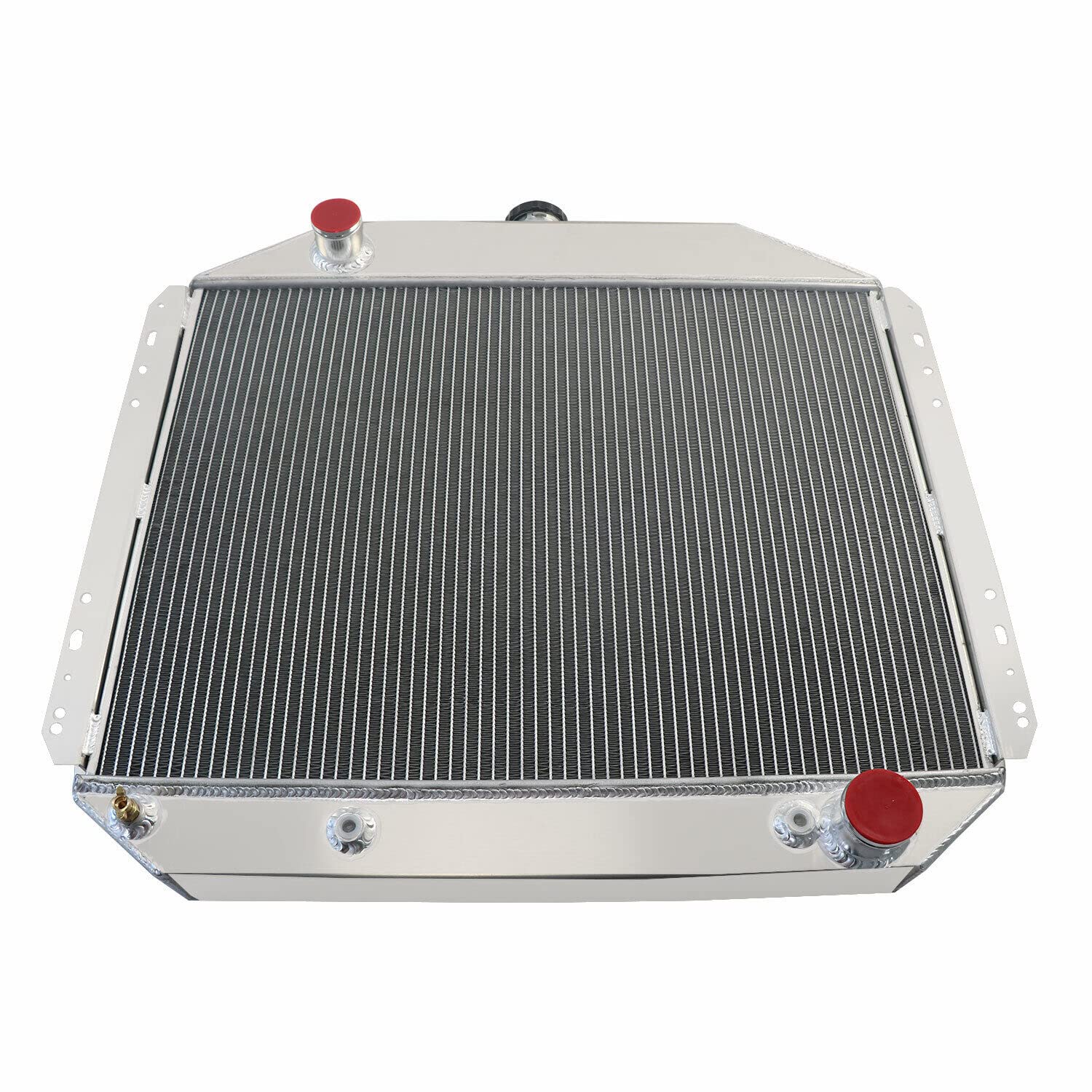 OzCoolingParts 66mm 4 Row Core Aluminum AE833 Radiator for 1966-1979 F100 F150 F250 F350 Bronco Chevy V8 Engine