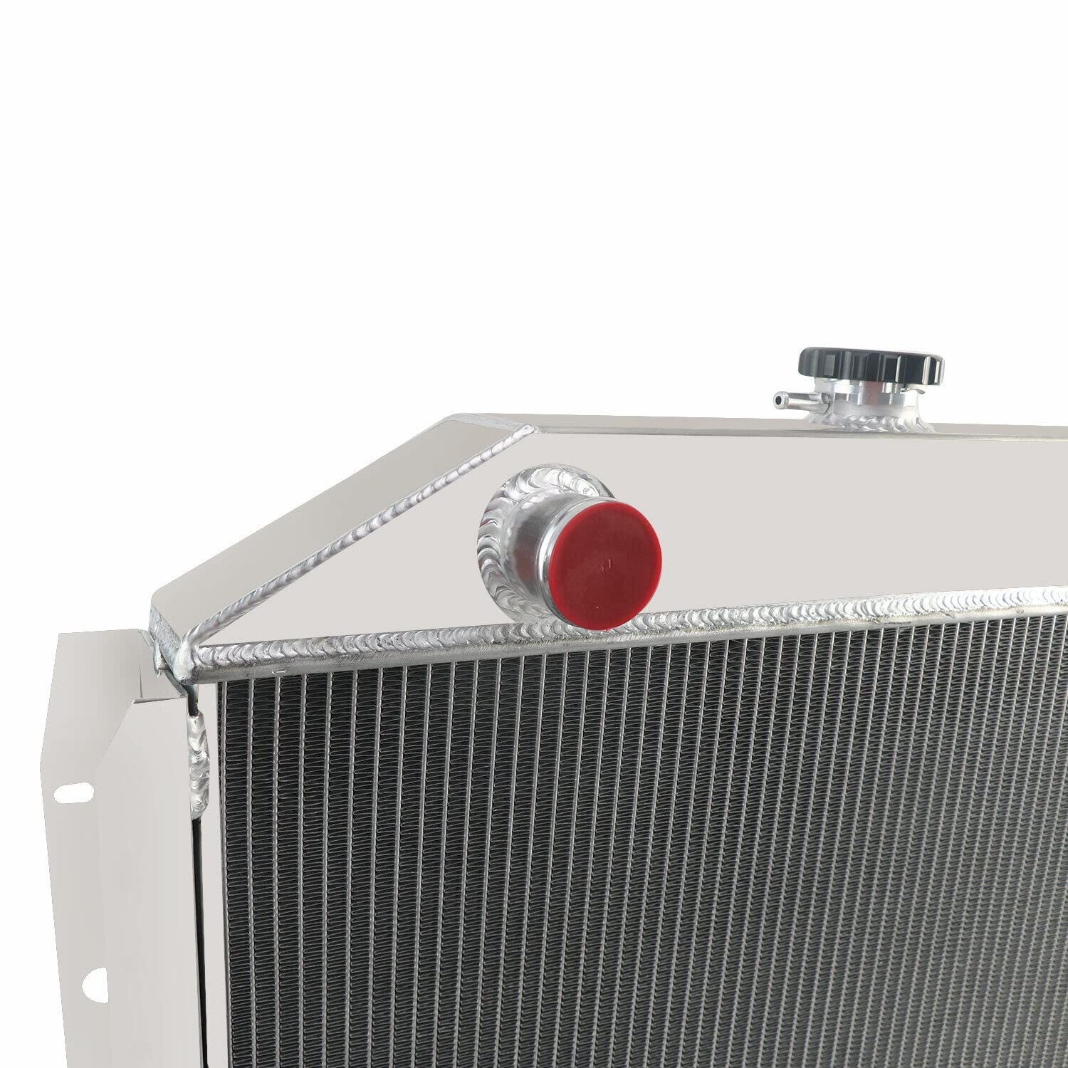 OzCoolingParts 66mm 4 Row Core Aluminum AE833 Radiator for 1966-1979 F100 F150 F250 F350 Bronco Chevy V8 Engine