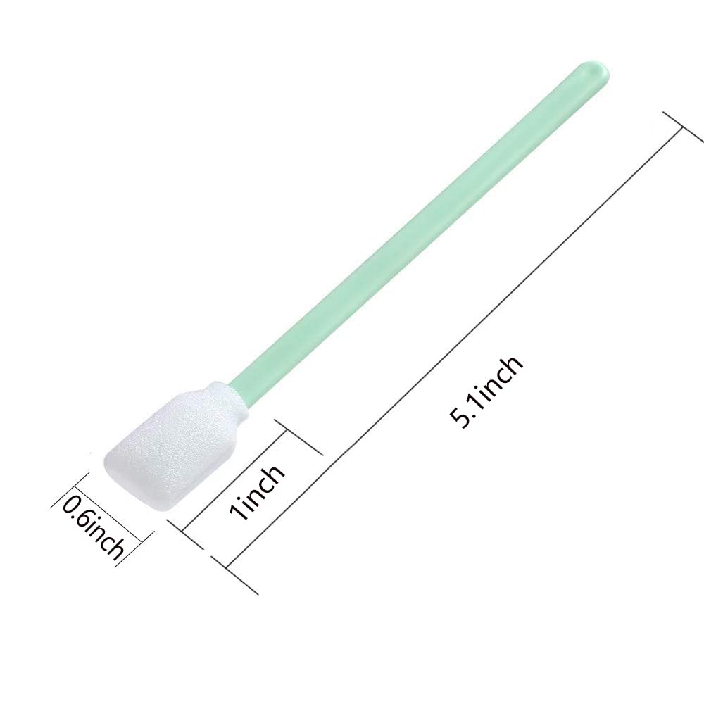 200 PCS Professional Foam Cleaning Swab Sticks for Lab, Dust-Free Cleaning Sponge Tip Swabs for Printer Heads, Scanners, Camera Lenses, Chip Hard Disk Industries, Optical Lenses and Optical Equipment