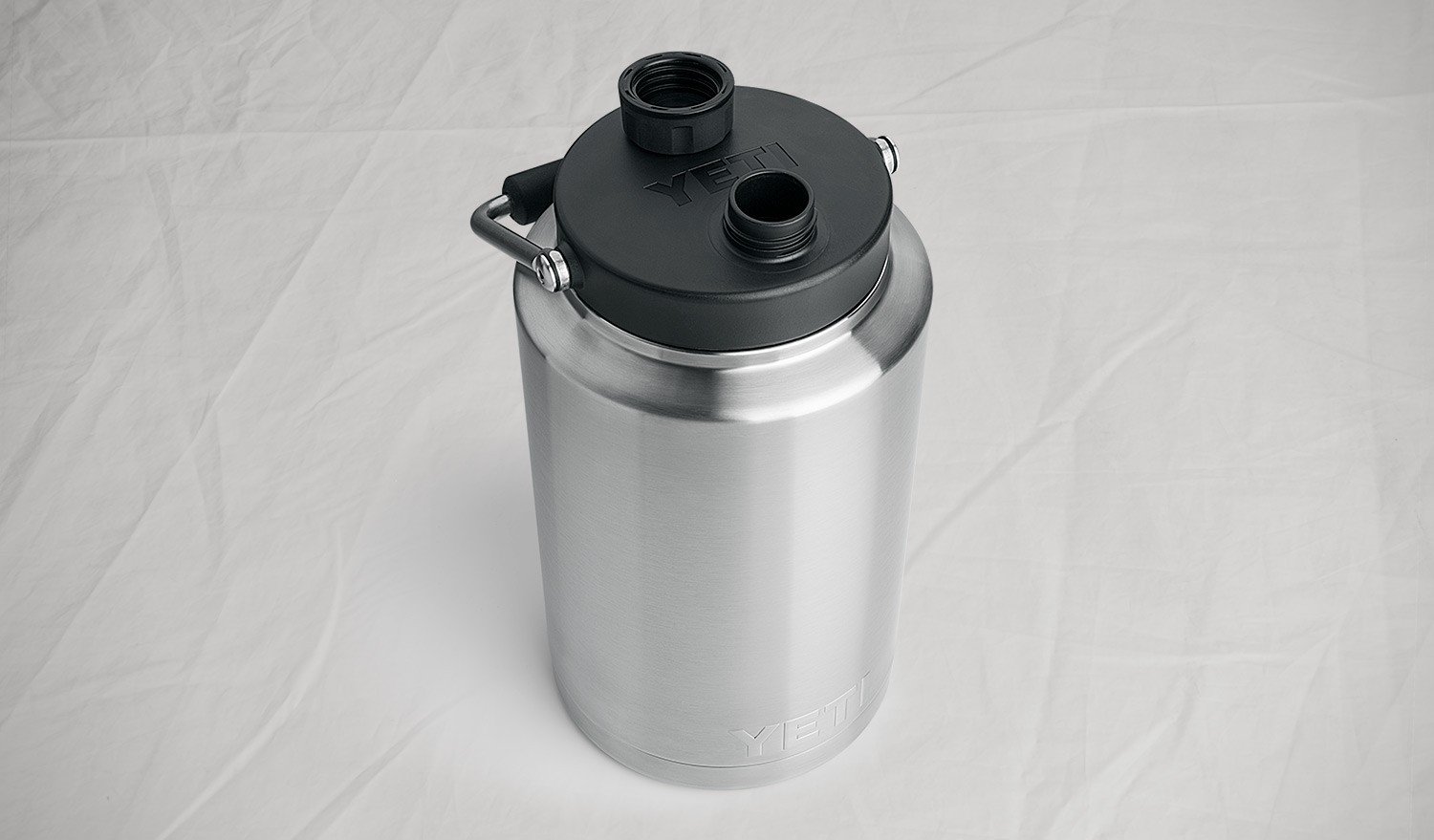 YETI Rambler Gallon Jug, Vacuum Insulated, Stainless Steel with MagCap, Stainless