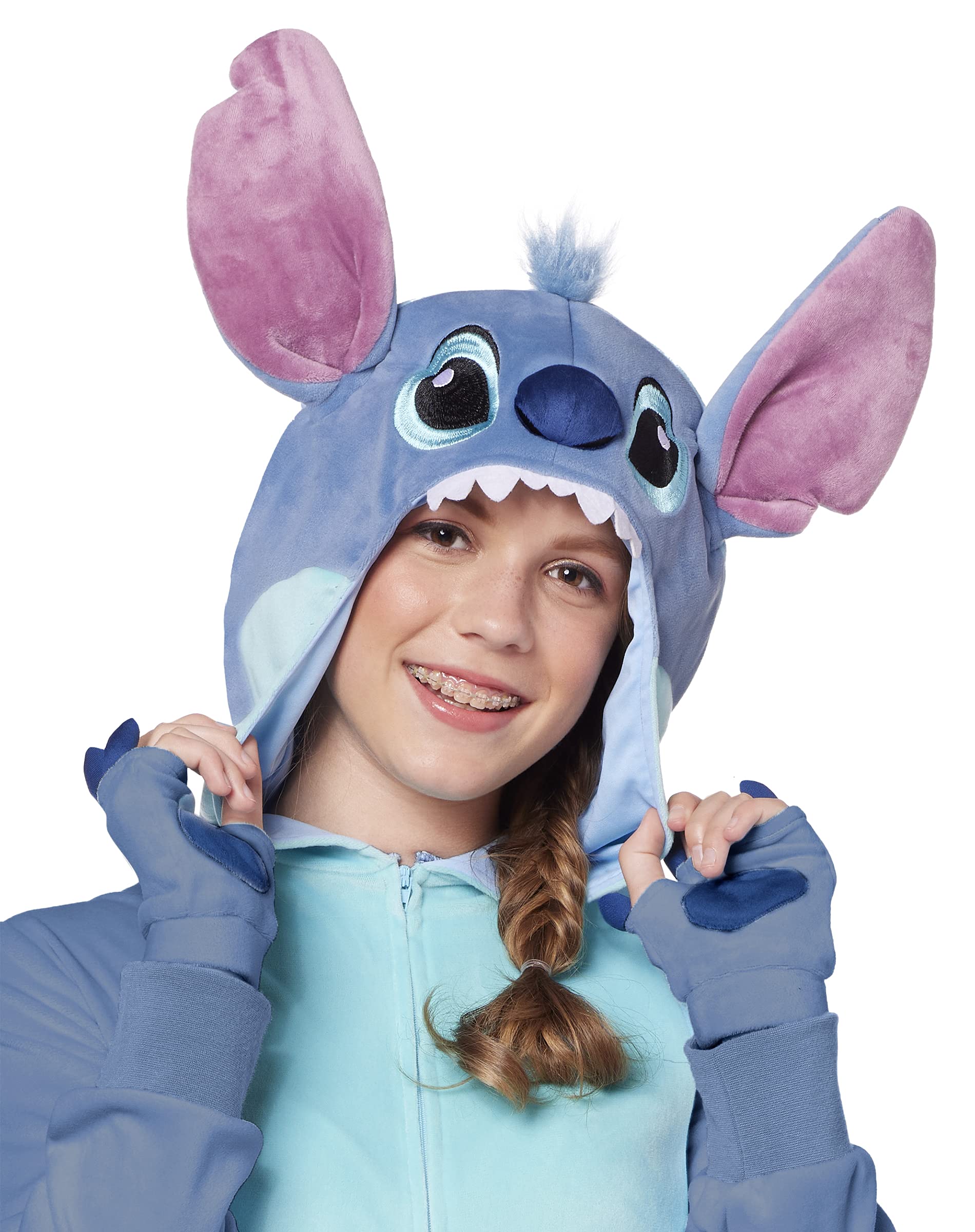 Spirit Halloween Lilo & Stitch Kids Stitch Union Suit | Officially Licensed | One Piece Outfit | Disney Cosplay - XL