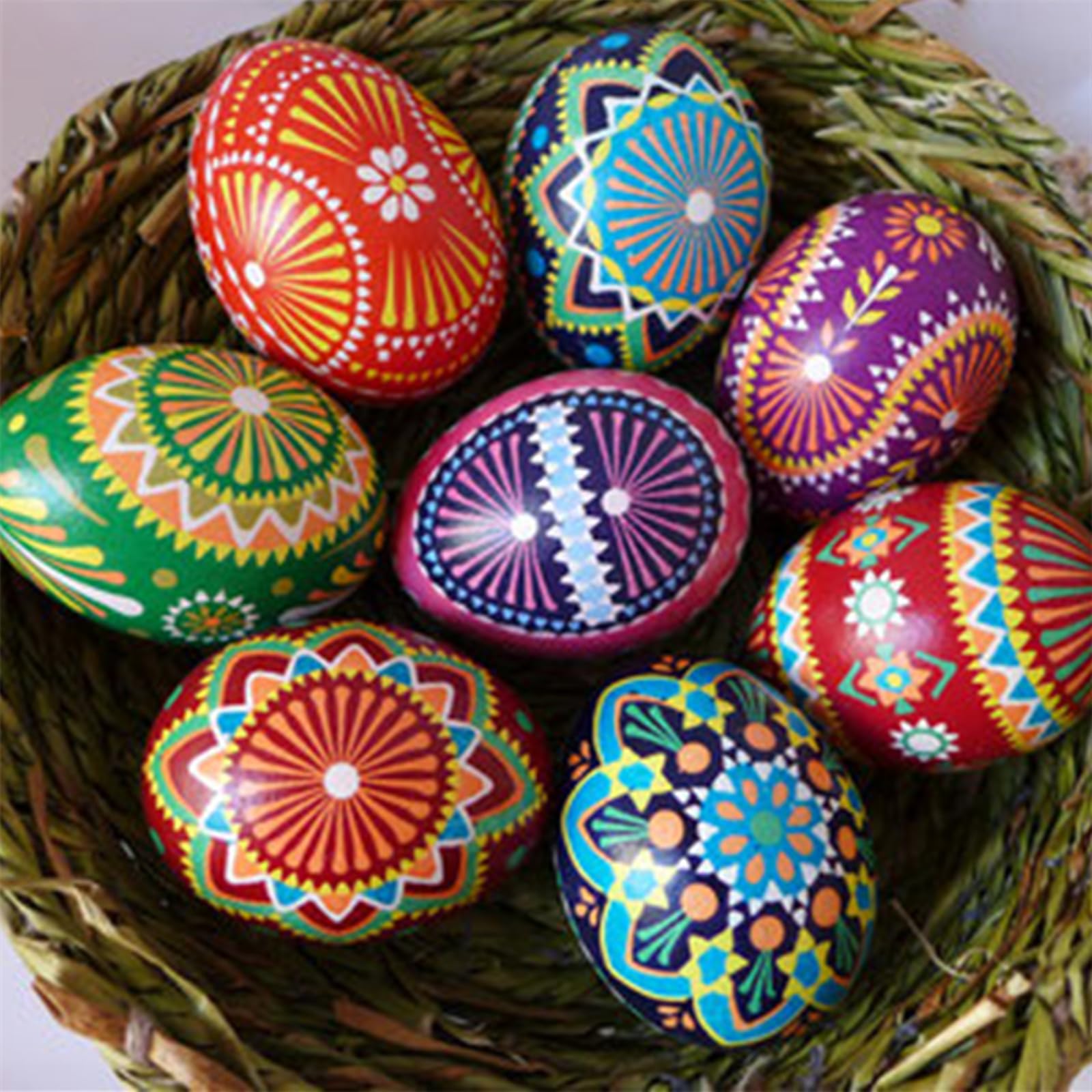 6 PCS Wooden Simulated Eggs, Nesting Eggs to Help Laying Hens - Eggs for Nest Boxes, Easter Egg Ornaments