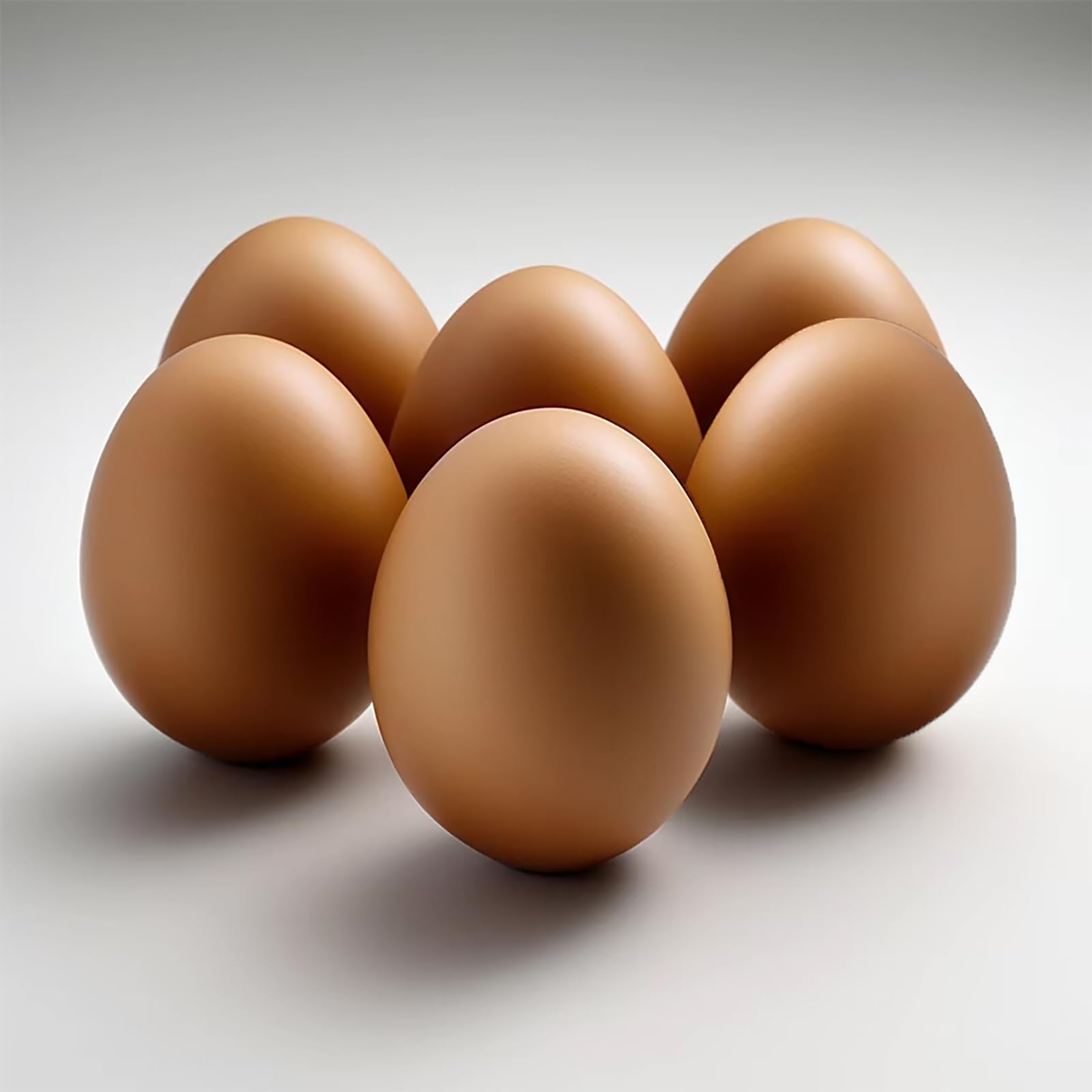 6 PCS Wooden Simulated Eggs, Nesting Eggs to Help Laying Hens - Eggs for Nest Boxes, Easter Egg Ornaments