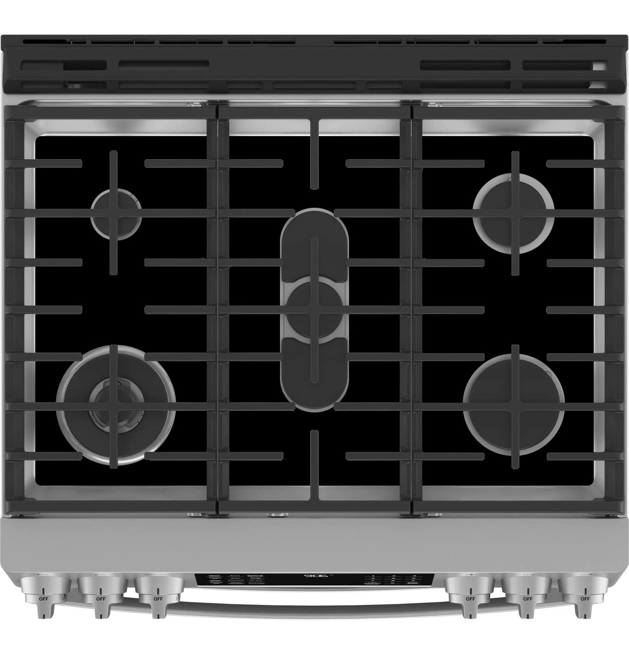 FireFly Home Stove Top Protector for General Electric GE Gas Range Stove Top, Custom Fit Ultra Thin Reusable Burner Splatter Spill Guard Protective Cover Liner - PGS960BELTS