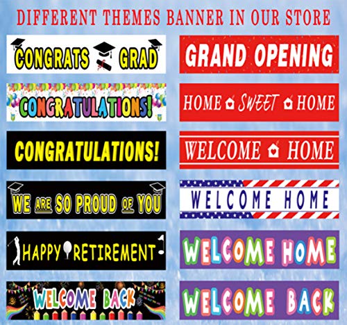 Large Happy Easter Sign Banner, Rustic Easter Celebration Decorations, Easter Spring Sign Banner Hanging Decoration, Easter Party Decoration Backdrop Photo Props, Indoor Outdoor (9.8 x 1.6 feet)