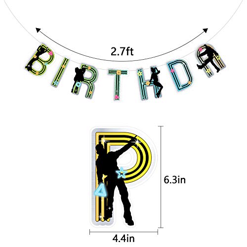 Disco Happy Birthday Banner for Disco Theme Birthday Party Decoration, 70s Theme Disco Fever Dancers Party Bunting Supply, 1970s Disco Party Decoration