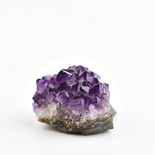 AierCrystal Amethyst Crystals, Amethyst Clusters ,Raw Amethyst, Natural Amethyst Healing Crystal Stones (About 2 Ounces)